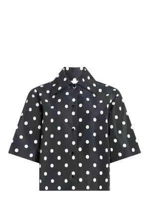Patou Polka Dot Shirt - Black