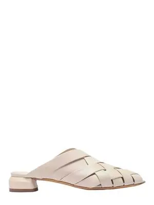Officine Creative Round-toe Mules - Neutrals