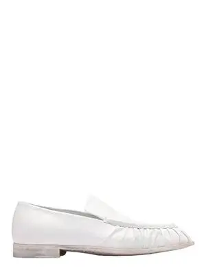 Officine Creative Solitude Leather Loafers - White