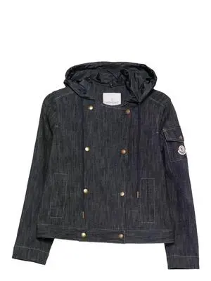 MONCLER Hooded Double-Breasted Jacket