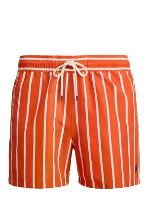 Polo Ralph Lauren Striped Swim Shorts - Orange