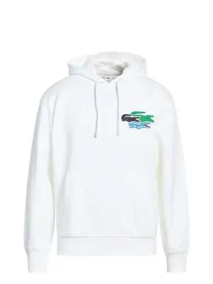Lacoste Cotton French Terry Appliquéd Logo Hoodie - White