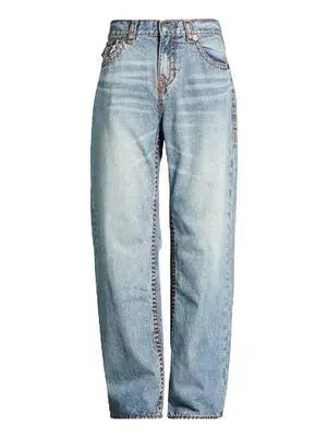 True Religion Jeans In Cotton And Rayon - Blue