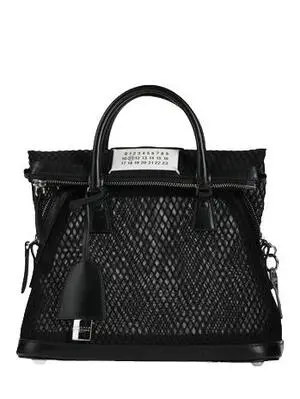 MAISON MARGIELA Handbag With Leather Trim - Black