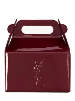 Saint Laurent Take-away Box Bag - Dark Red Wine