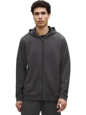 Lululemon Ease The Day Full-Zip Hoodie Heathered Black/black