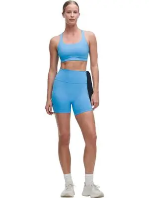 Lululemon Wunder Train No Line High-Rise 6" Short Ocean Wave