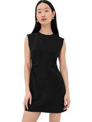 Veronica Beard Imara Mini Dress - Black