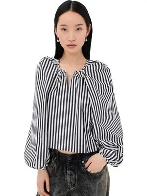 NACKIYE Grand Bazaar Mini Top - B/w Stripe