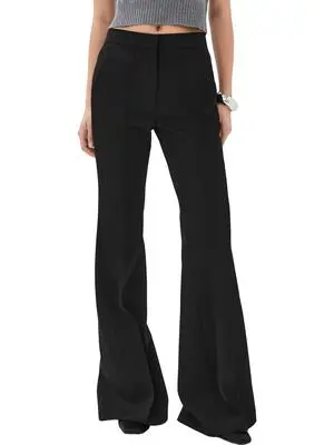 JIL SANDER Wool Suiting Trousers - Black