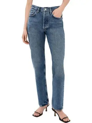 AGOLDE Lana Straight Leg Jeans - Liberty
