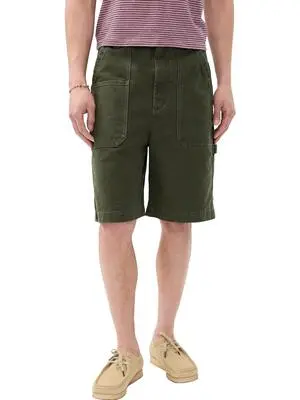 Isabel Marant Akyle City Canvas Shorts - Khaki