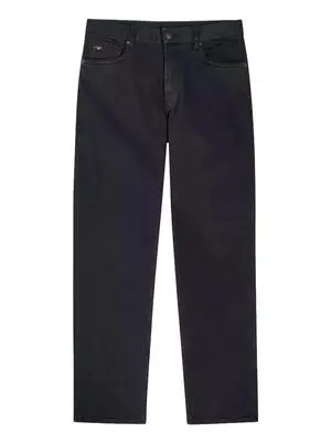 Emporio Armani Emporio Armani Logo Detail Denim Jeans Black