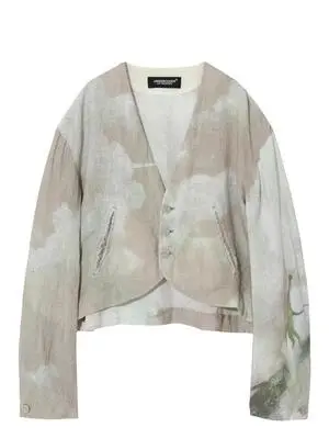 Undercover Printed Button Jacket - Neutrals