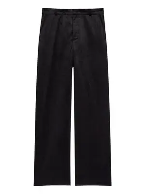 Vince Straight-leg Velvet Corduroy Trousers - Black