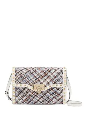 Valentino Garavani Rockstud Small Shoulder Bag - White/multicolour
