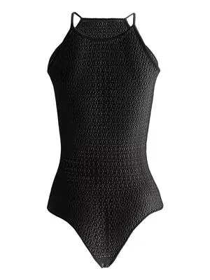 Wolford Net Daisy Bodysuit - Black
