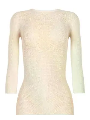 Wolford Daisy Net Top - Neutrals