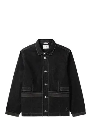Folk Anniversary Denim Jacket - Black