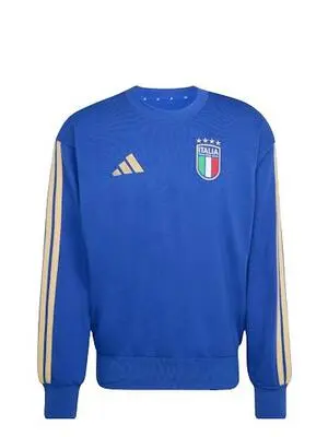 Adidas Italy Dna Crew Sweatshirt - Bold Blue