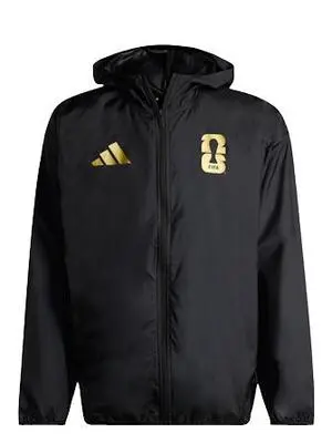 Adidas Fifa World Cup 2026 Official Emblem Windbreaker Jacket - Black