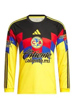 Adidas Club America 2025/2026 Long Sleeve Home Jersey - Yellow