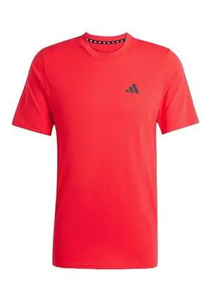 Adidas Train Essentials Feelready Tee Shirt - Pure Ruby Black
