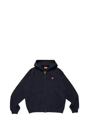 HUMAN MADE Classic Zip Up Sweat Hoodie - Navy Blue