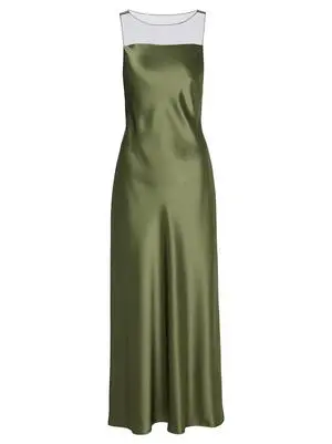 Polo Ralph Lauren Satin Gown - Green