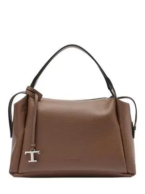 TOD'S Medium Leather Tote Bag - Brown
