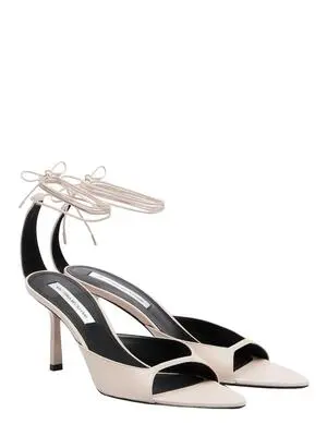 Victoria Beckham Eliza 75 Leather Sandals - Pink