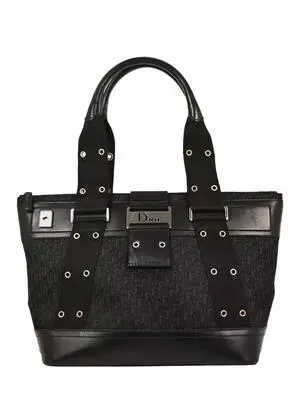 Dior 2002 Trotter Street Chic Tote Bag - Black