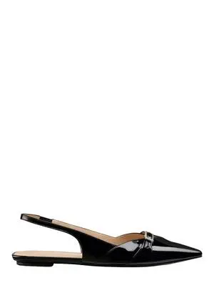 STUART WEITZMAN Georgie Flat Slingback Flats - Black