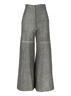 Gianfranco Ferre Wide Leg Trousers - Silver