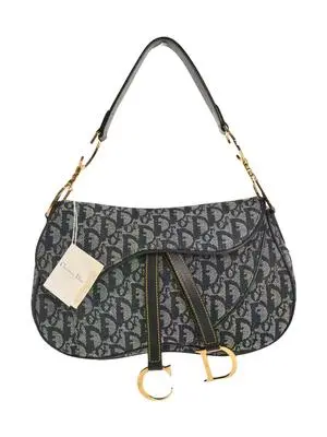 Dior 2002 Saddle Trotter Tote Bag - Blue
