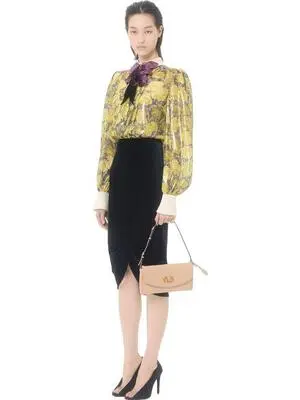 Valentino Garavani Lurex Shirt With Après L'hiver Poppies Print - Multicolor