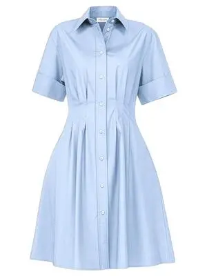CALLAS MILANO Fit And Flare Shirtdress - Blue