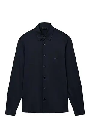 Emporio Armani Cotton Blend Shirt - Blue