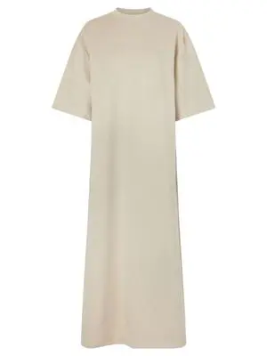 Wardrobe.NYC Stretch-cotton Jersey Midi Dress - Beige