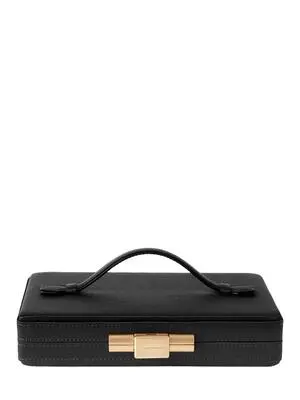 Victoria Beckham Box Canvas Clutch - Black