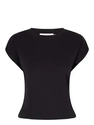 Proenza Schouler White Label Reeva Organic Cotton-jersey T-shirt - Black