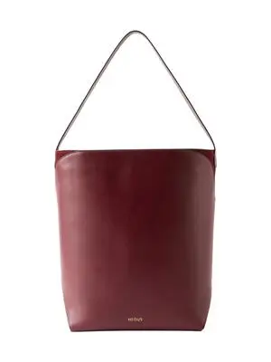 NEOUS Thea Leather Shoulder Bag - Burgundy