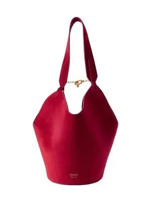 Khaite Lotus Mini Tote - Red