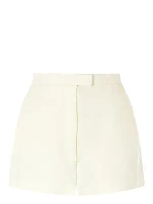 Khaite Blane Linen Shorts - Neutrals