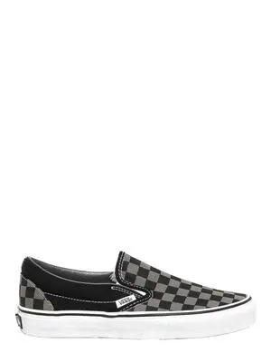 VANS Checked Slip-on Sneakers - Black