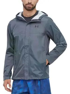 Under Armour Ua Stormproof Cloudstrike 2.0 Hooded Jacket - Grey