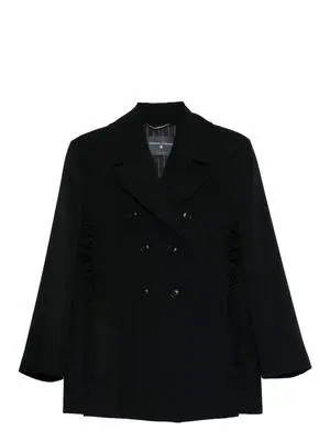 Ermanno Scervino Double-breasted Blazer - Black