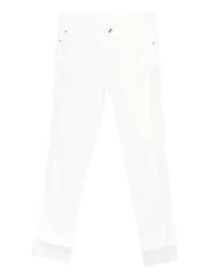 Ermanno Scervino Lace-trimmed Jeans - White