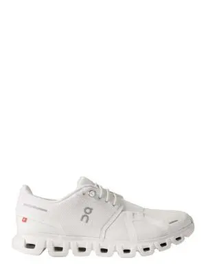 On Cloud 6 Rubber-trimmed Mesh Slip- Sneakers - White