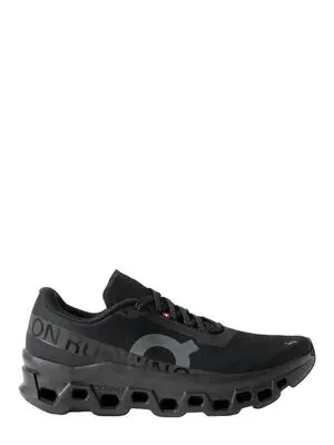 On Cloudmonster 1 Stretch-Knit Sneakers Black